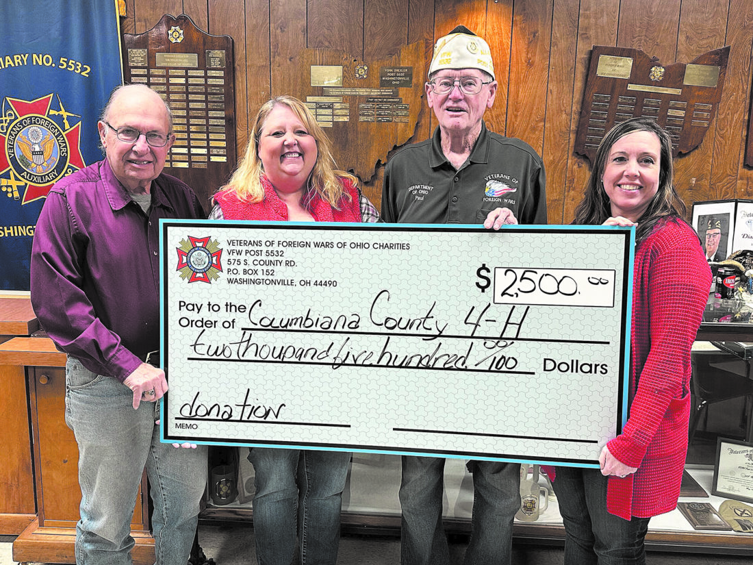 Washingtonville VFW donation | News, Sports, Jobs - Morning Journal